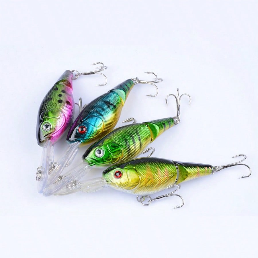 Luya Bait Double Rock Rock Plastic Hard Bait Minnow Floating Sea ...