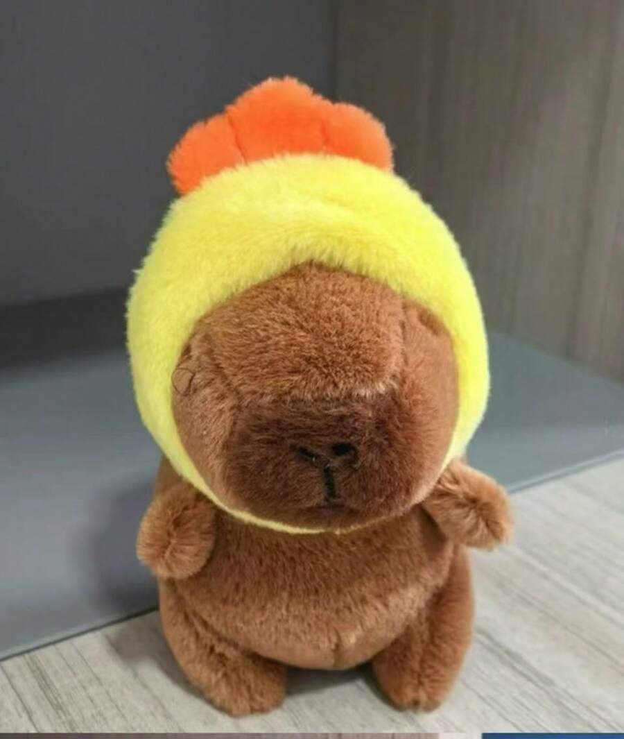 Realistic And Adorable Capybara Plush Keychain, Capybara Stuffed Animal ...