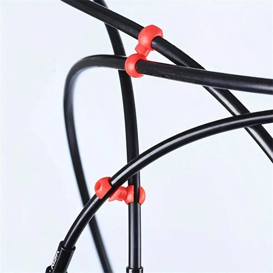 10 Bicycle Cable Clamps - Rotating Hooks Suitable For Mountain Bikes ...