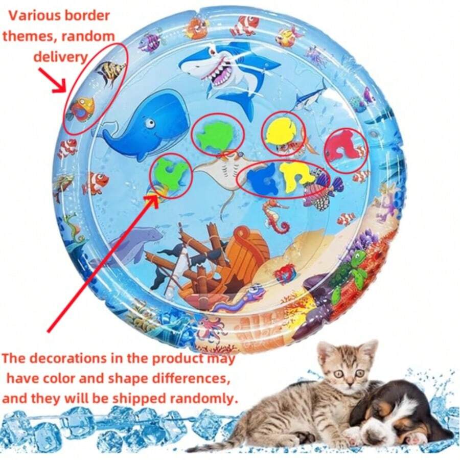 Water Sensory Play Mat For Cats, Thickened 2025 New Sensory Water Play ...