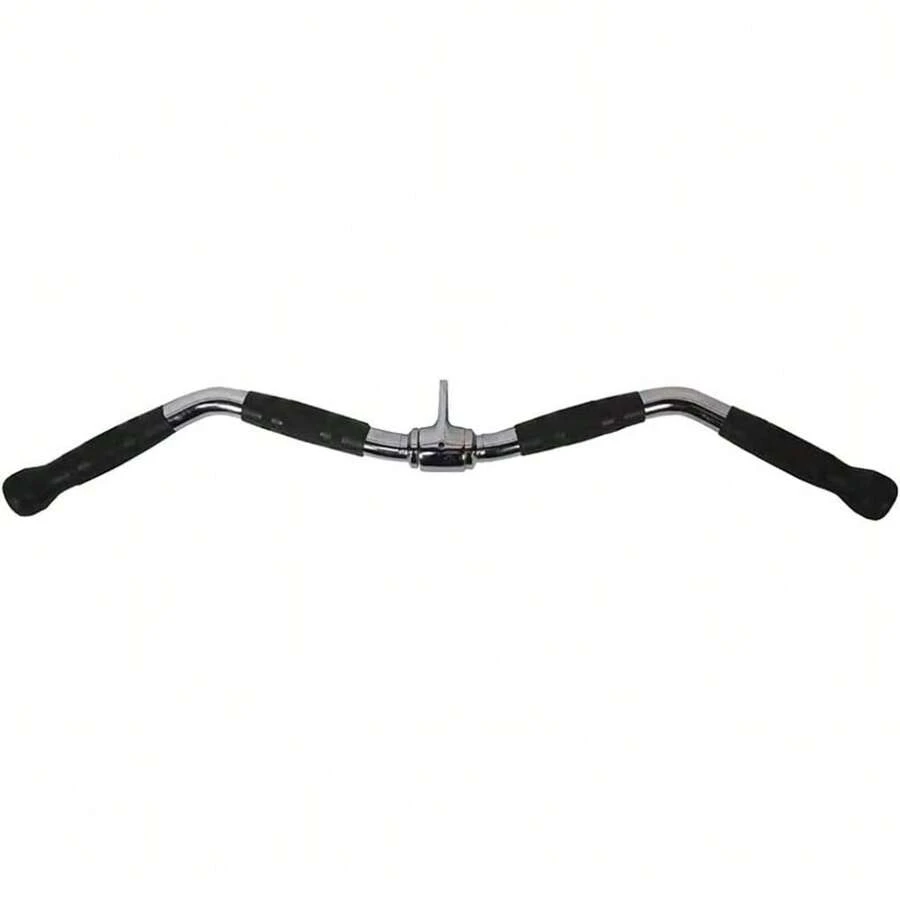 Lat Bar Cable Machine Attachment, Curl Pulldown Bar With Full Rotation ...