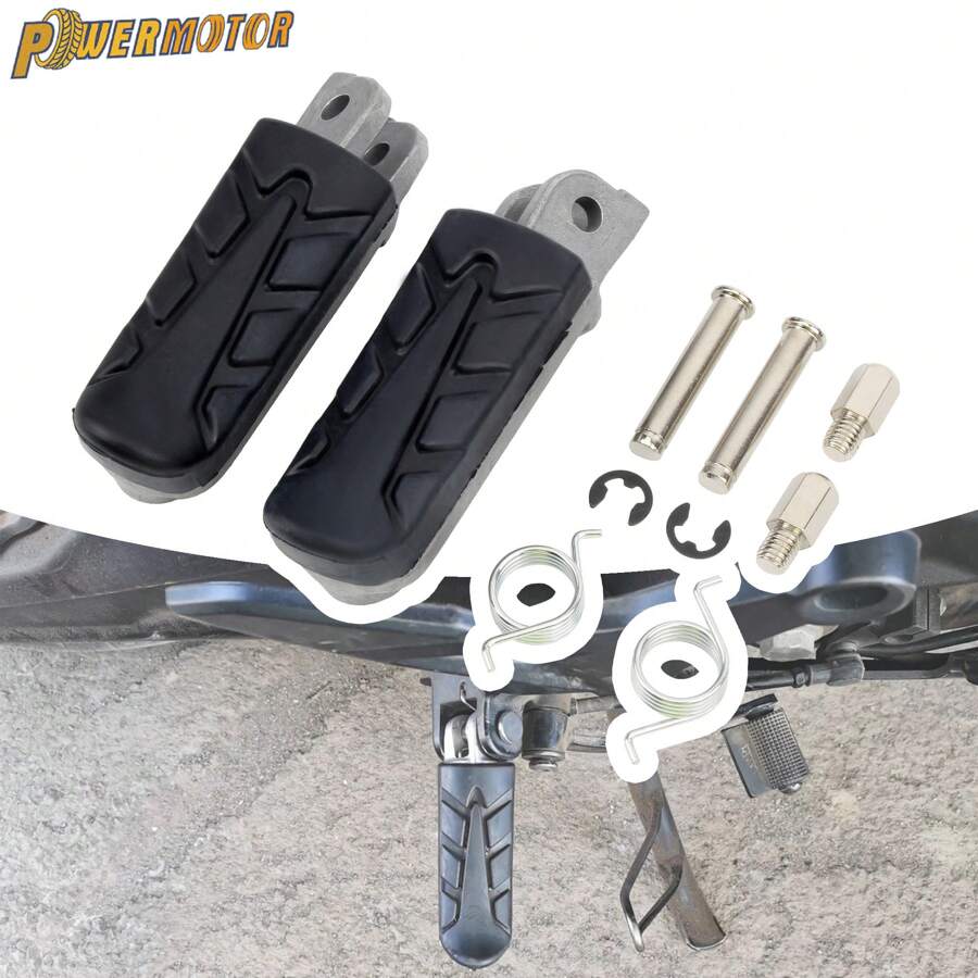 PowerMotor PowerMotor Motorcycle Front Footrest Foot Pegs For XL CB VT ...