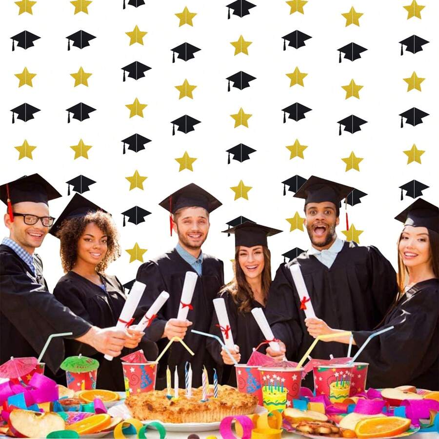 Guirlande de toque de graduation, guirlande de graduation classe de ...