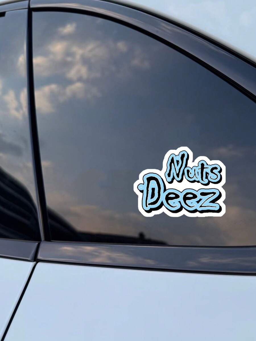 2PCS Funny 'Deez Nuts' Sticker | Waterproof Vinyl Sticker For Toolbox ...