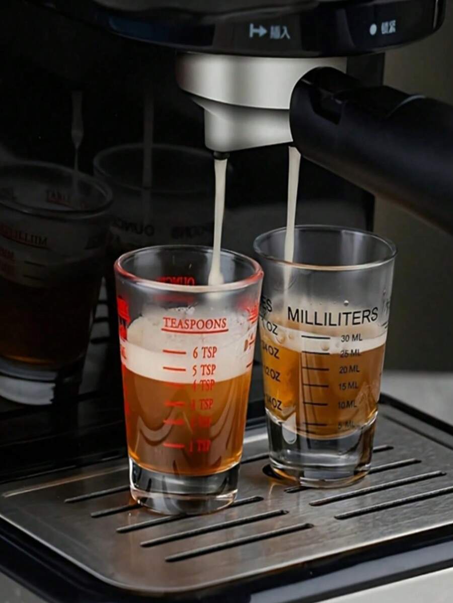 Calibration Glass Measuring Cup Suitable For Espresso, Wine, Beverages ...