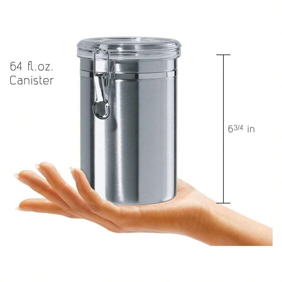 Stainless Steel Canisters For The Kitchen - Beautiful Airtight For ...
