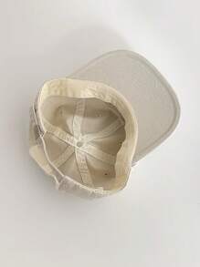 1pc Soft Crown Flat Bill Hat, Letter Embroidery, Vintage Versatile ...