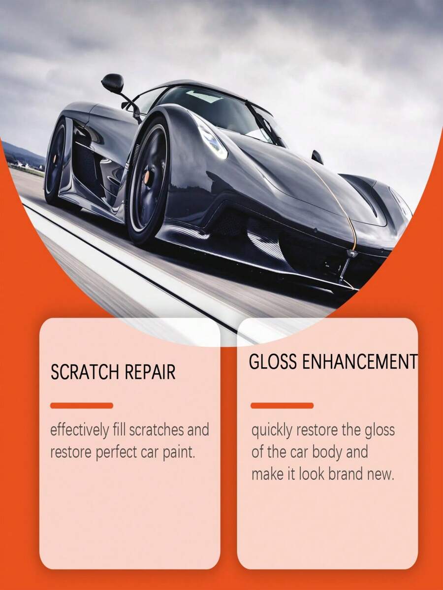 rayhong 1/2pcs Car Scratch Remover Kit, Car Paint Scratch Cleaner And ...