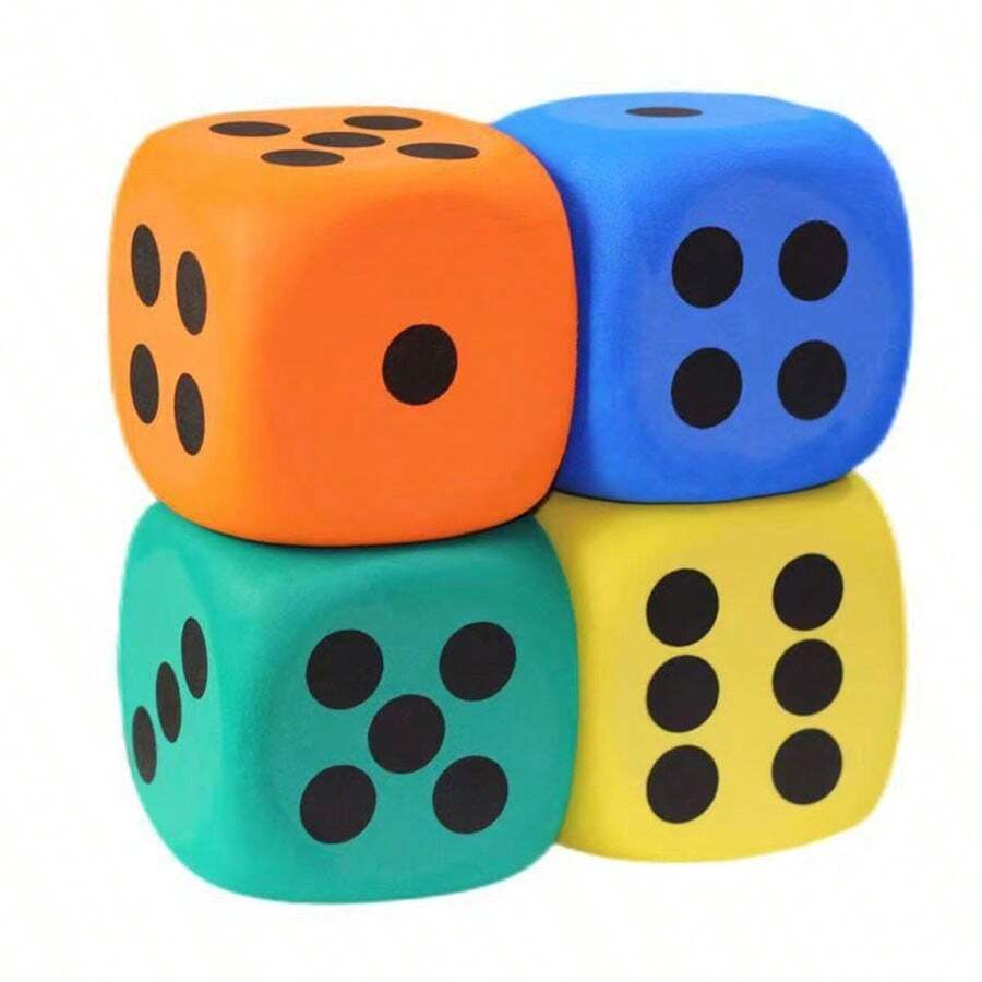 Foam EVA Dice Grinding Foam Dice DIY Creative Round Corner Square EVA ...