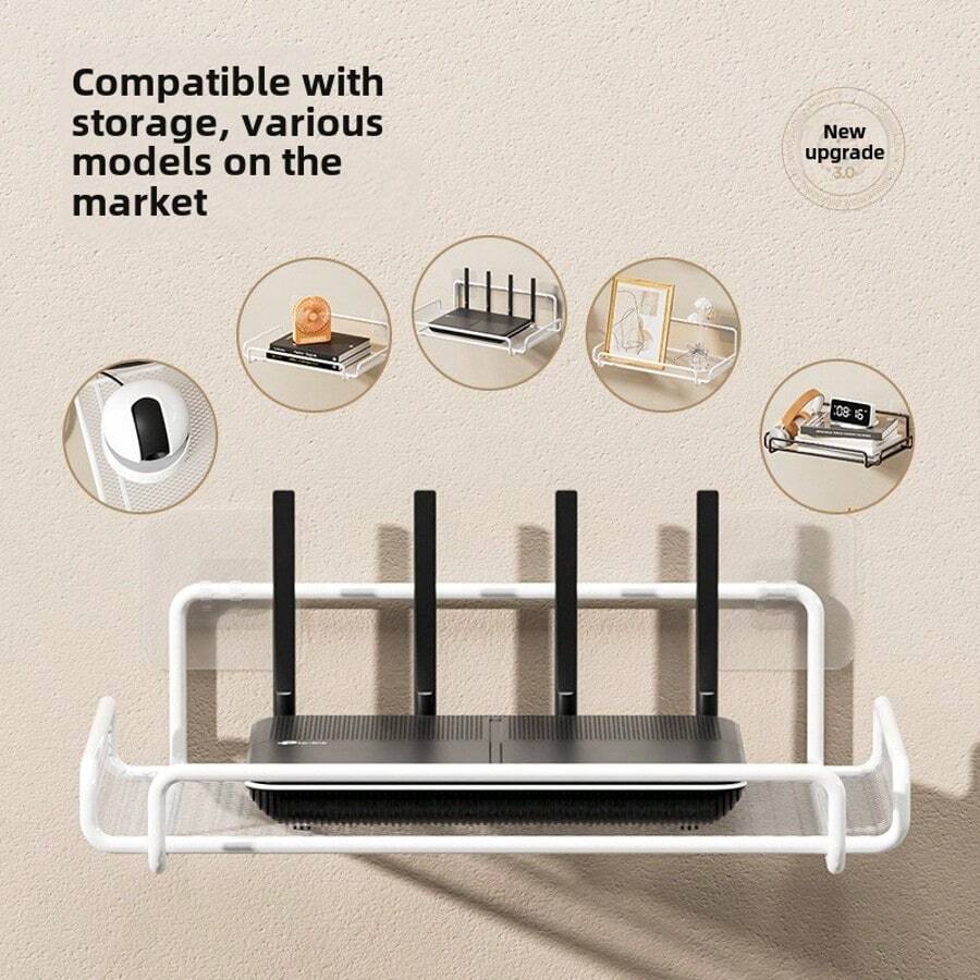 [Super dragend] Geen ponsen Router Wandrek Pasta Wandrek Netwerk Set ...