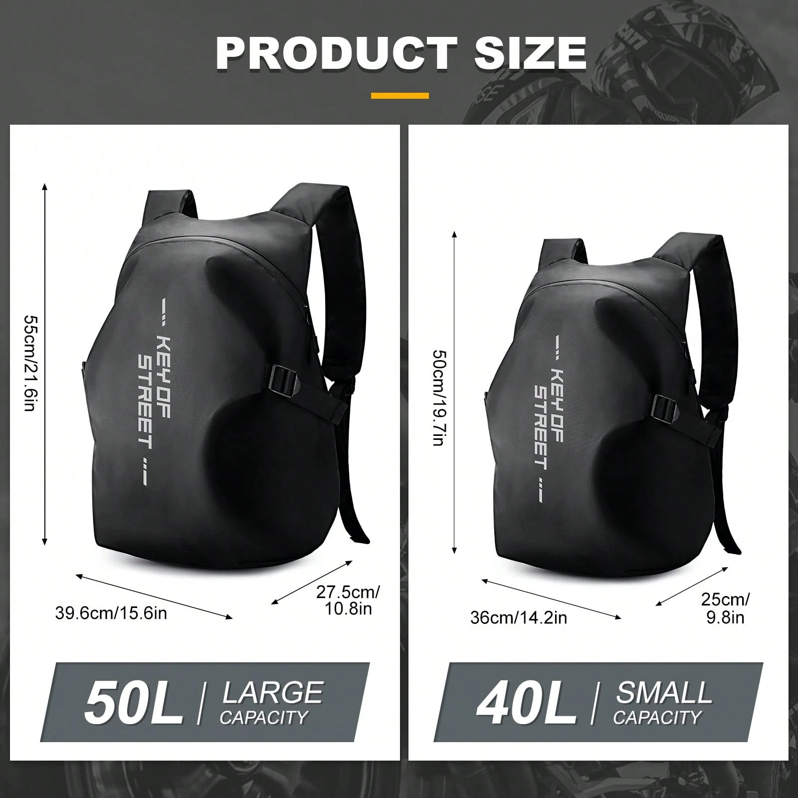 Cycling Backpack Motorcycle Helmet Bag Full Helmet Shoulder Bag Female ...