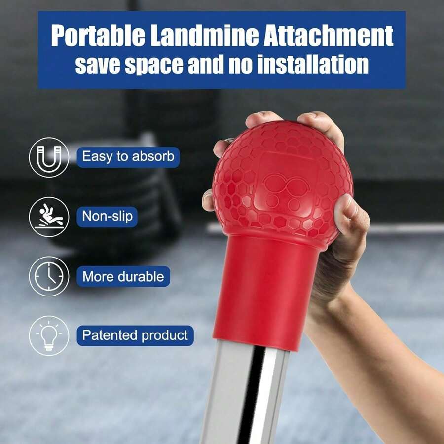 Landmine Attachment For Barbell, Barbell Bomb For Press, Row, Spin ...