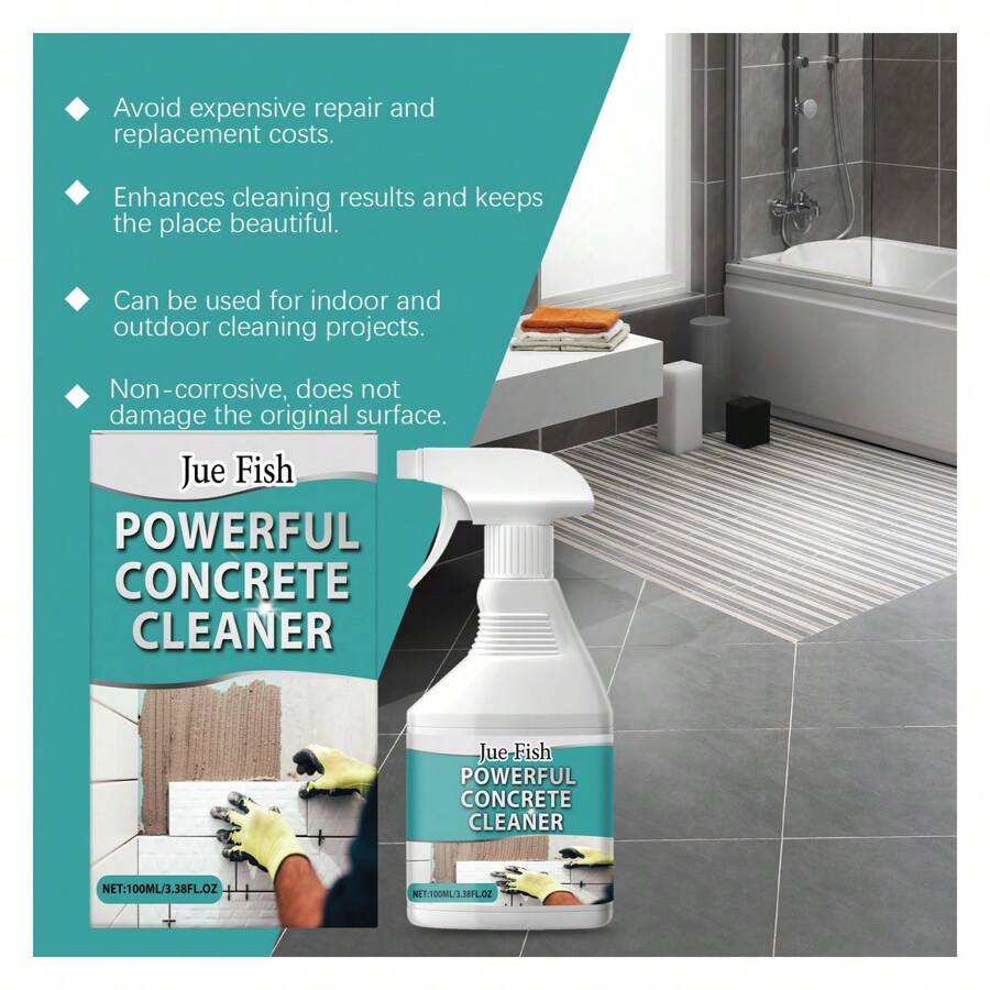 Cement Stain Cleaner Dissolves Wall Tile Cement Ash Concrete Cleaning ...