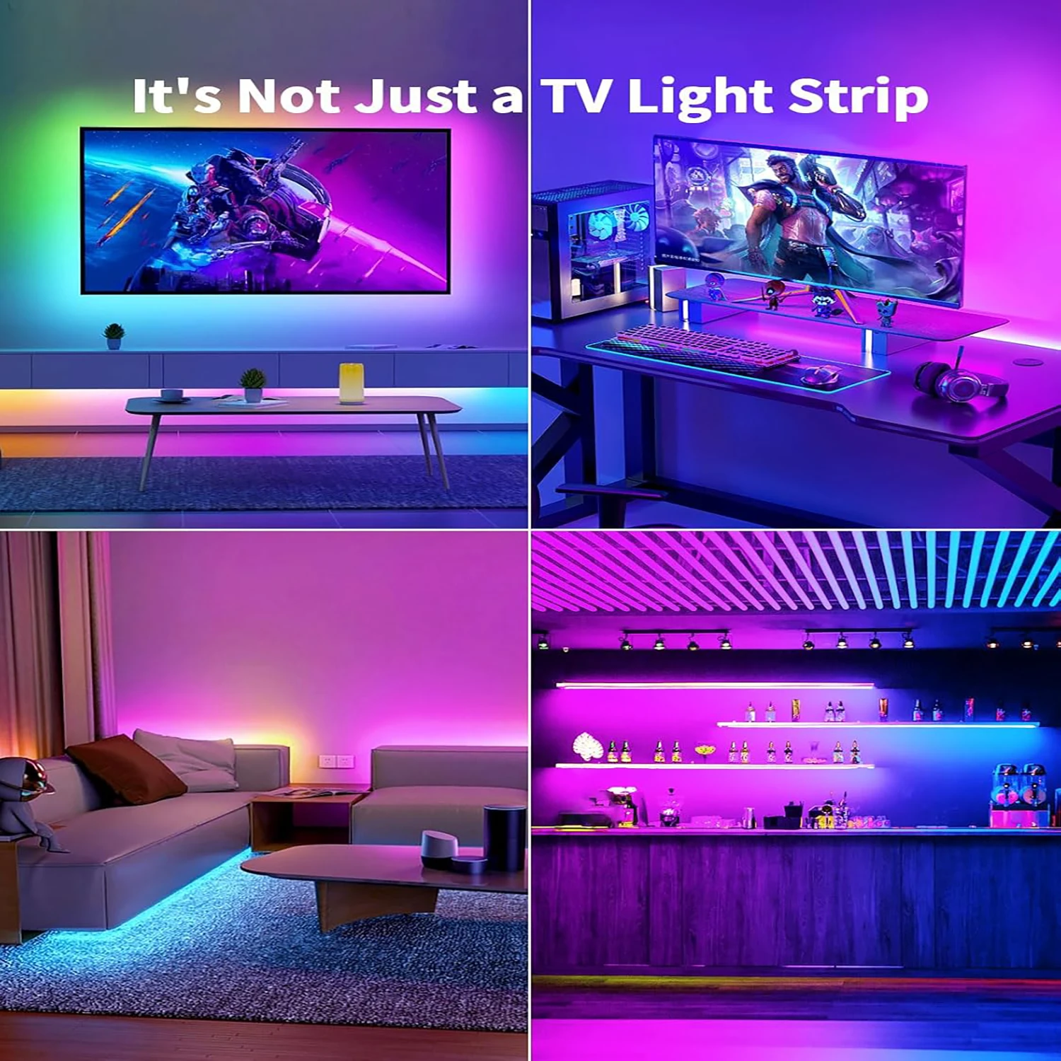 PSTAR 5050RGB LED Light Strip, USB Powered With 44-Key IR Remote ... PSTAR 5050RGB LED Light Strip, USB Powered With 44-Key IR Remote ...