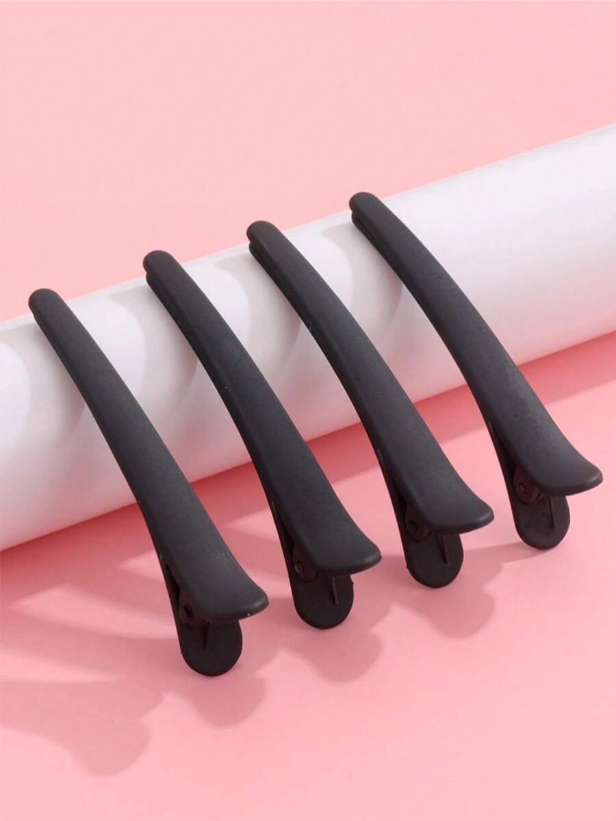 4pcs Matte Finish Sectioning Alligator Hair Clips With Positioning ...
