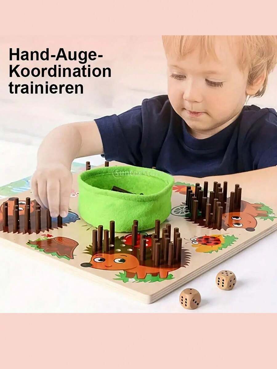 Juego de martillar erizos de madera - Desarrolla las habilidades ...