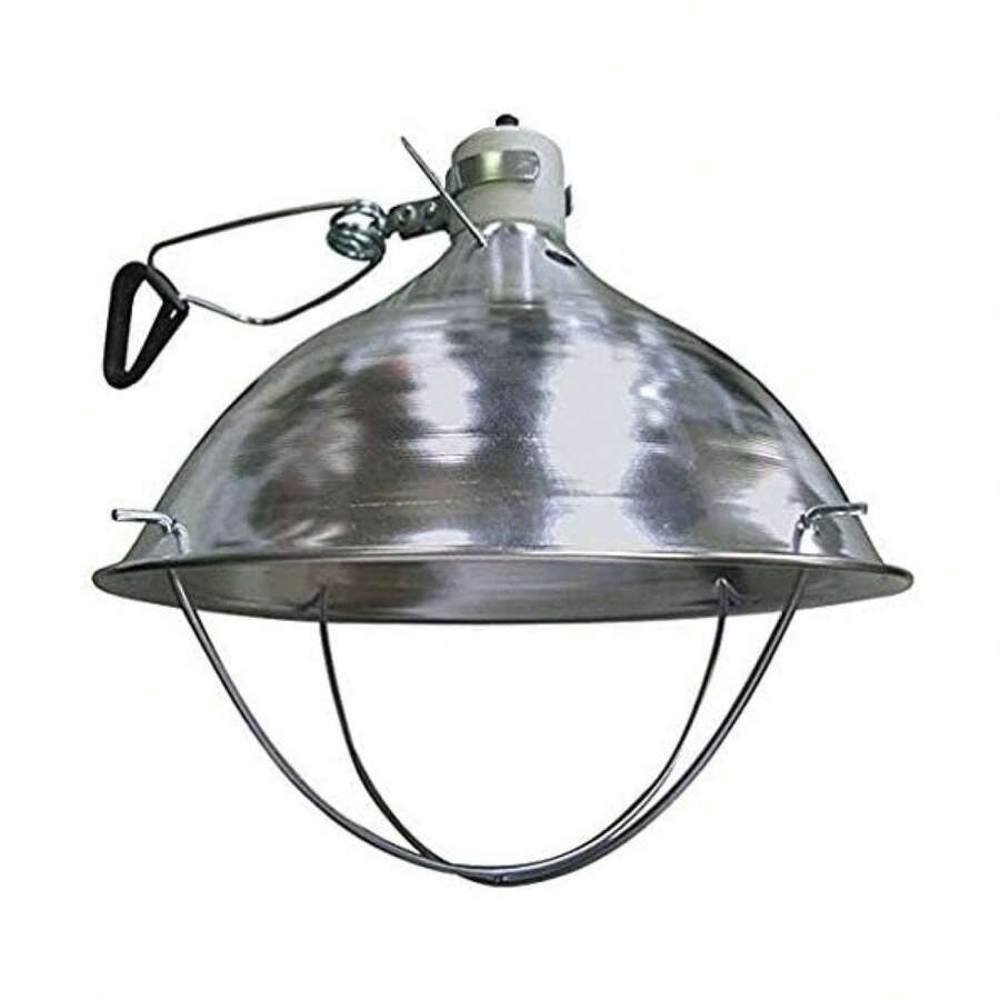 Deluxe With CLAMP BROODER LAMP Fixture For Chicken COOP Hen House Chick ...