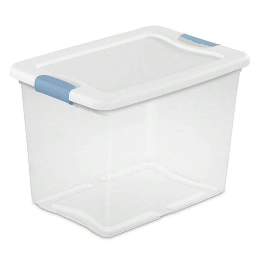 25 Quart Capacity Clear Plastic Storage Tote Bins, (18 Pack) | SHEIN USA