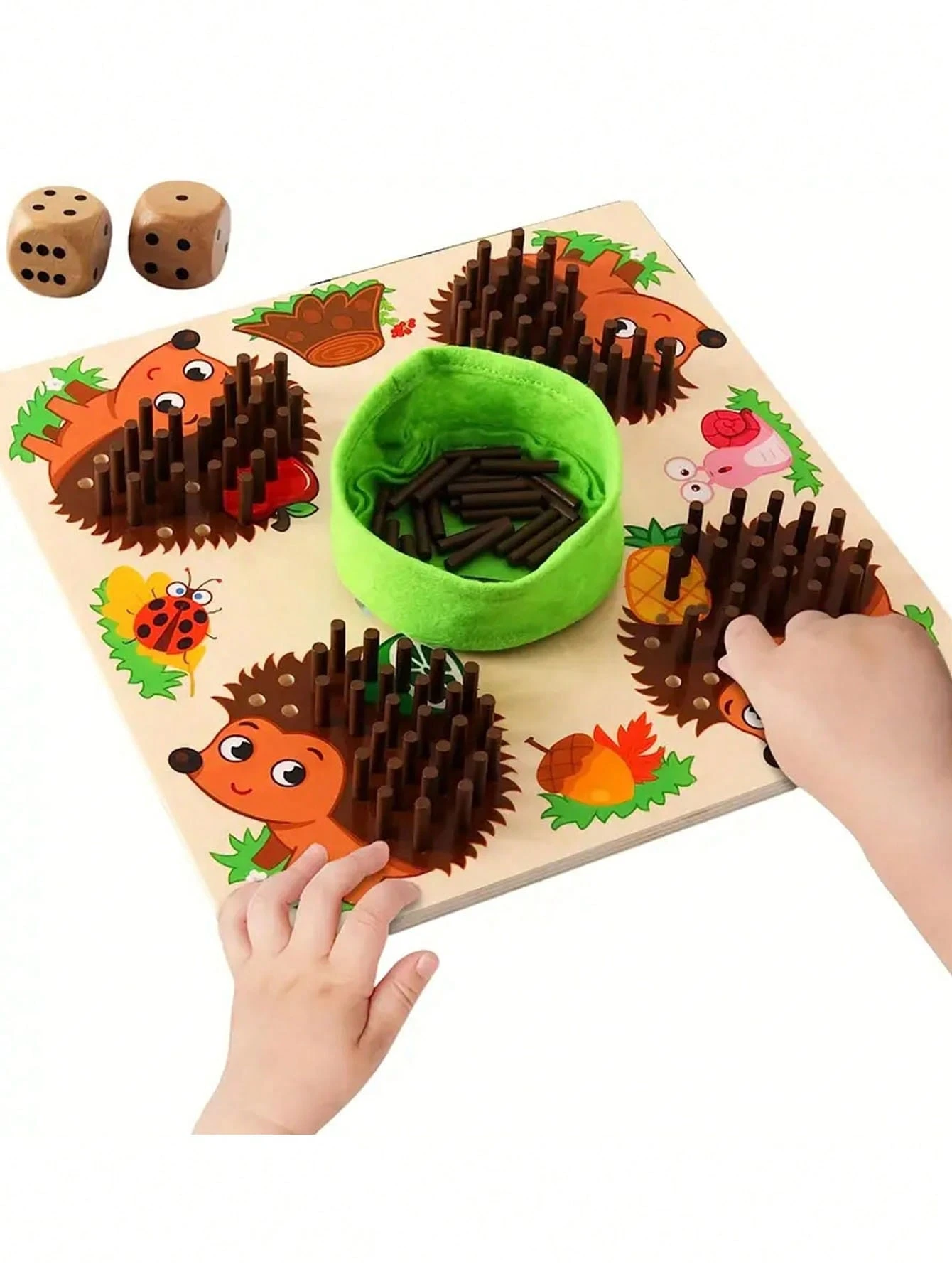 Juego de martillar erizos de madera - Desarrolla las habilidades ...