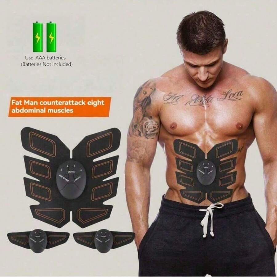 EMS Abdominal Health Device Eight Pieces Abdominal Muscle Patch Slouchy ...