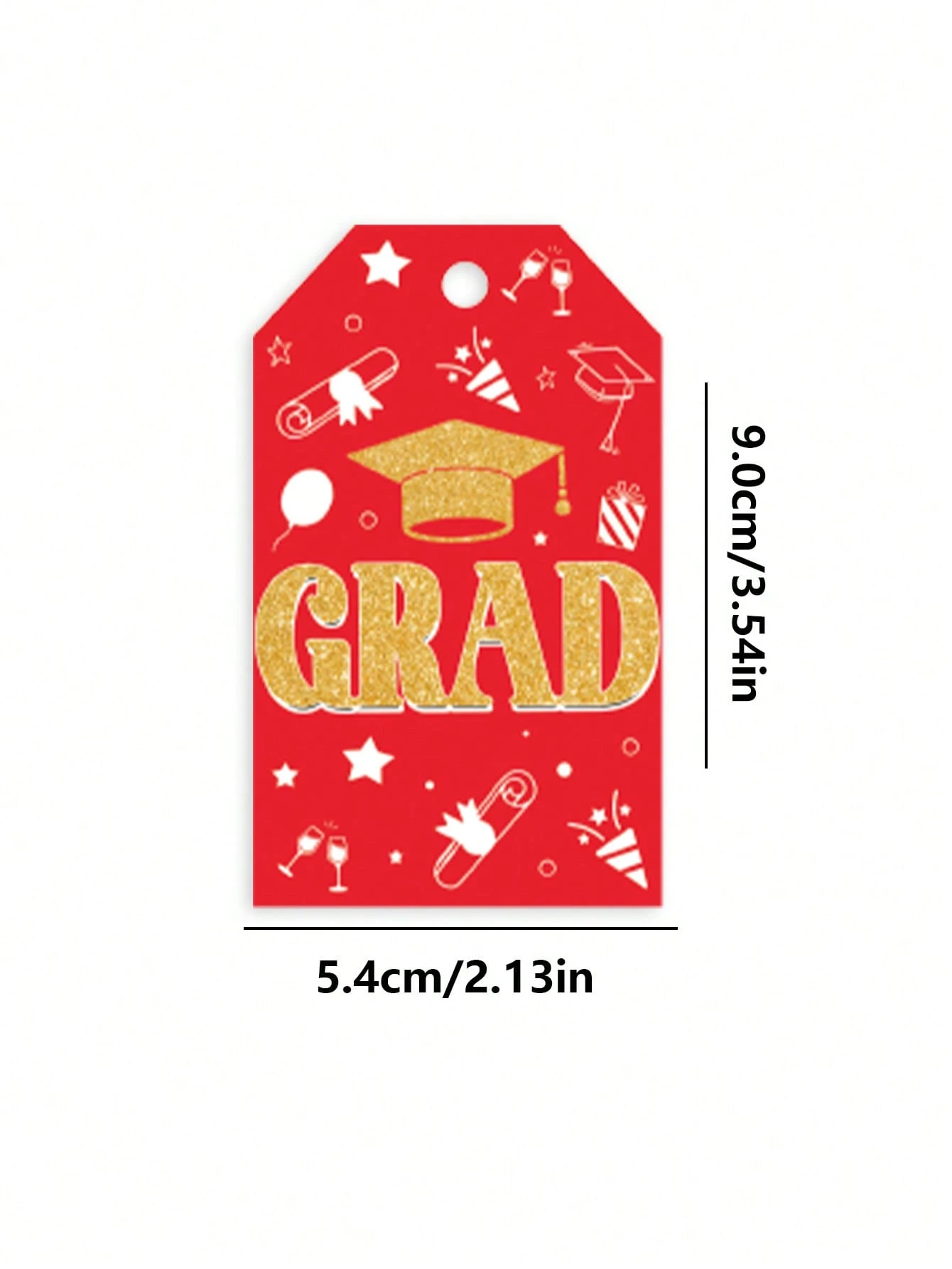 20 piezas de etiquetas colgantes de regalo de graduación 2025,tarjetas ...