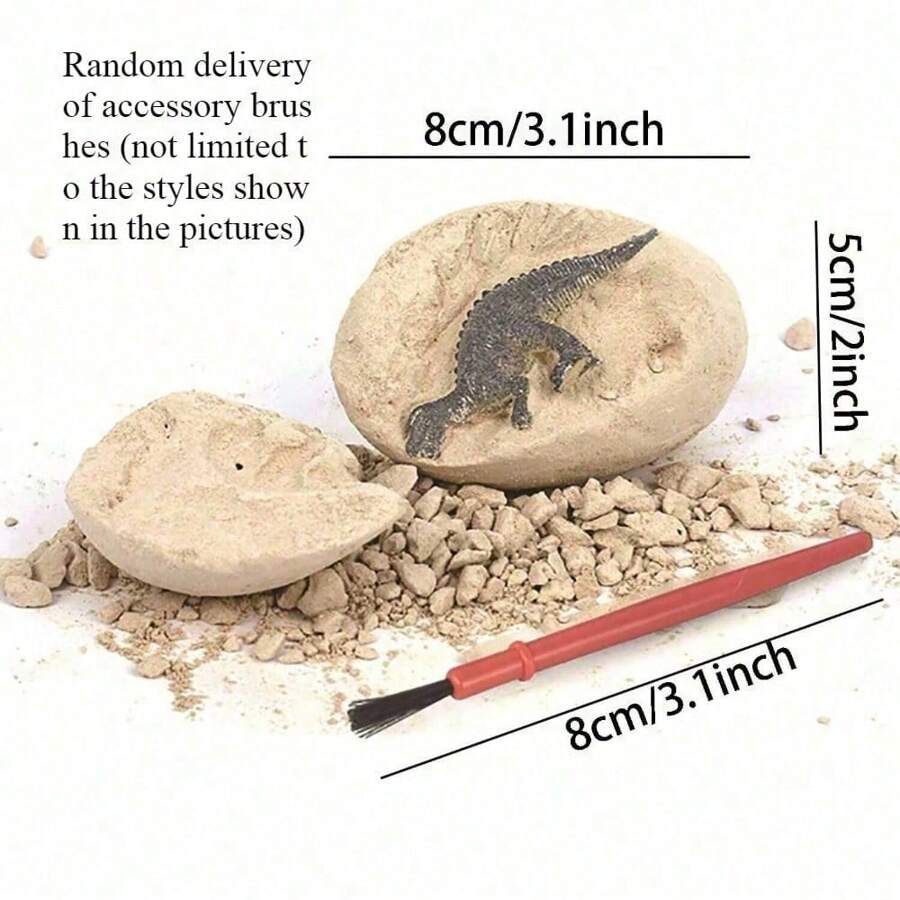 1/2/4/24 Random Items Dinosaur Egg Digging Toy (With Tool Kit), Party ...
