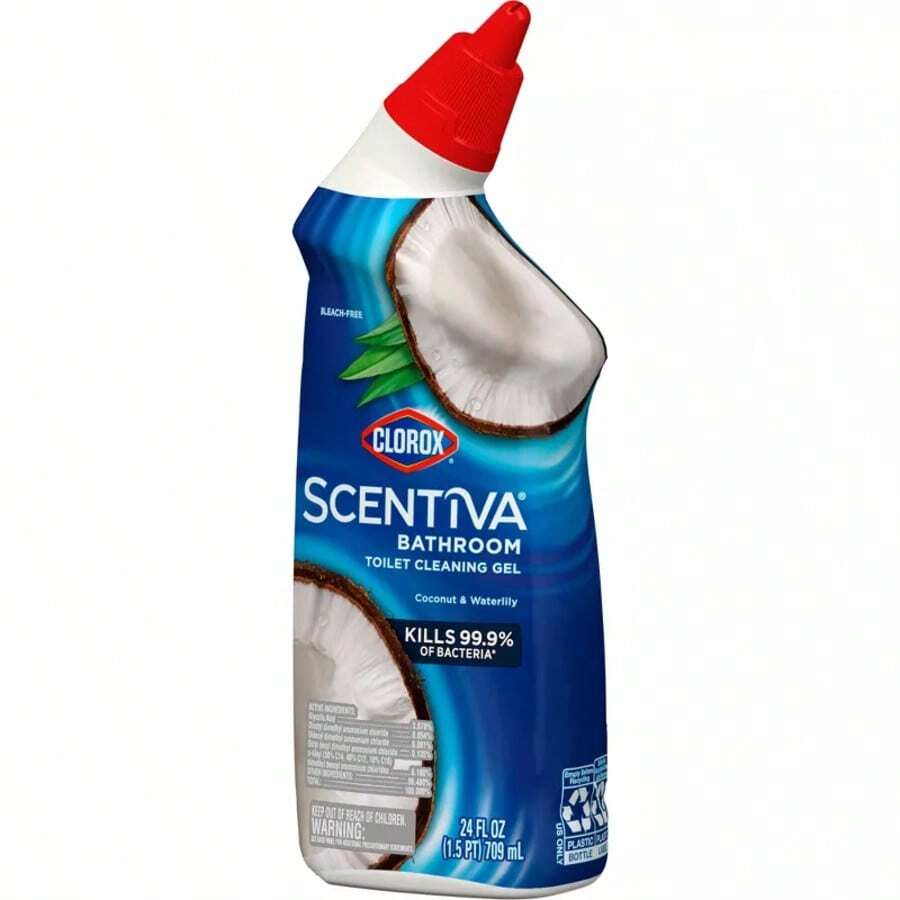 Clorox Scentiva Coconut & Waterlily Toilet Cleaning Gel - 24 Fl Oz ...
