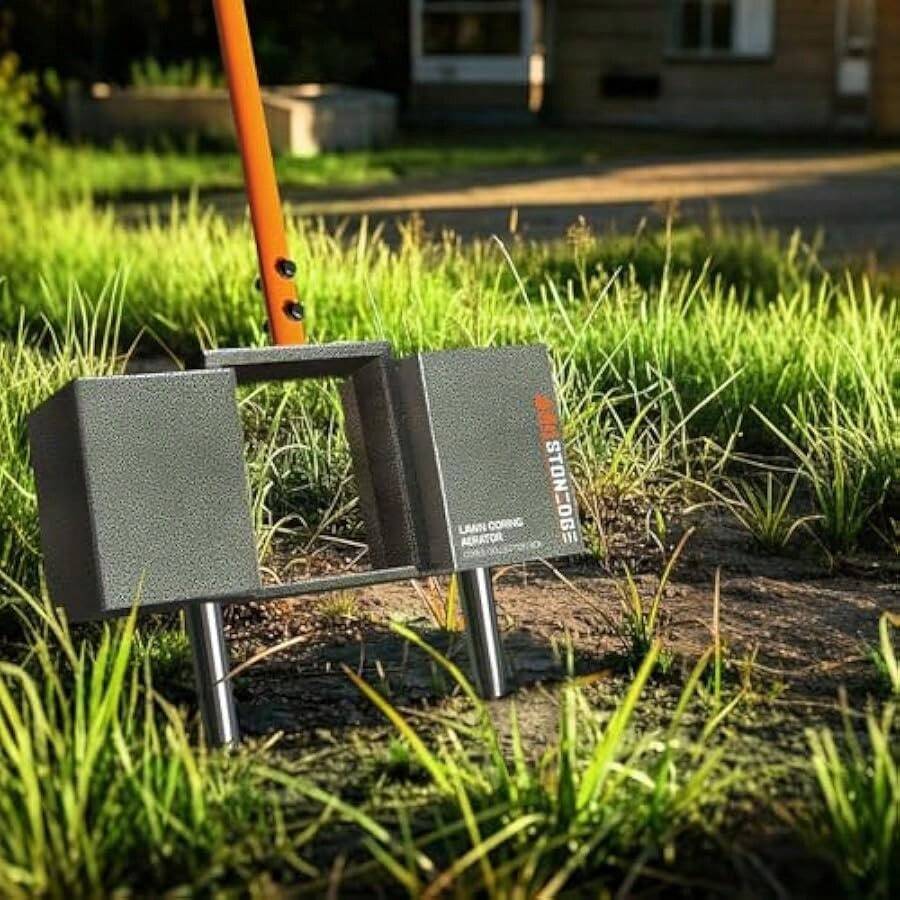 Manual Coring Aerator Hand Tool 4 Replace Tines Cores Box Loosening ...