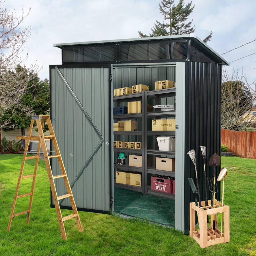 Outdoor Garden Simple Storage Tool Room Courtyard Storage Room ...