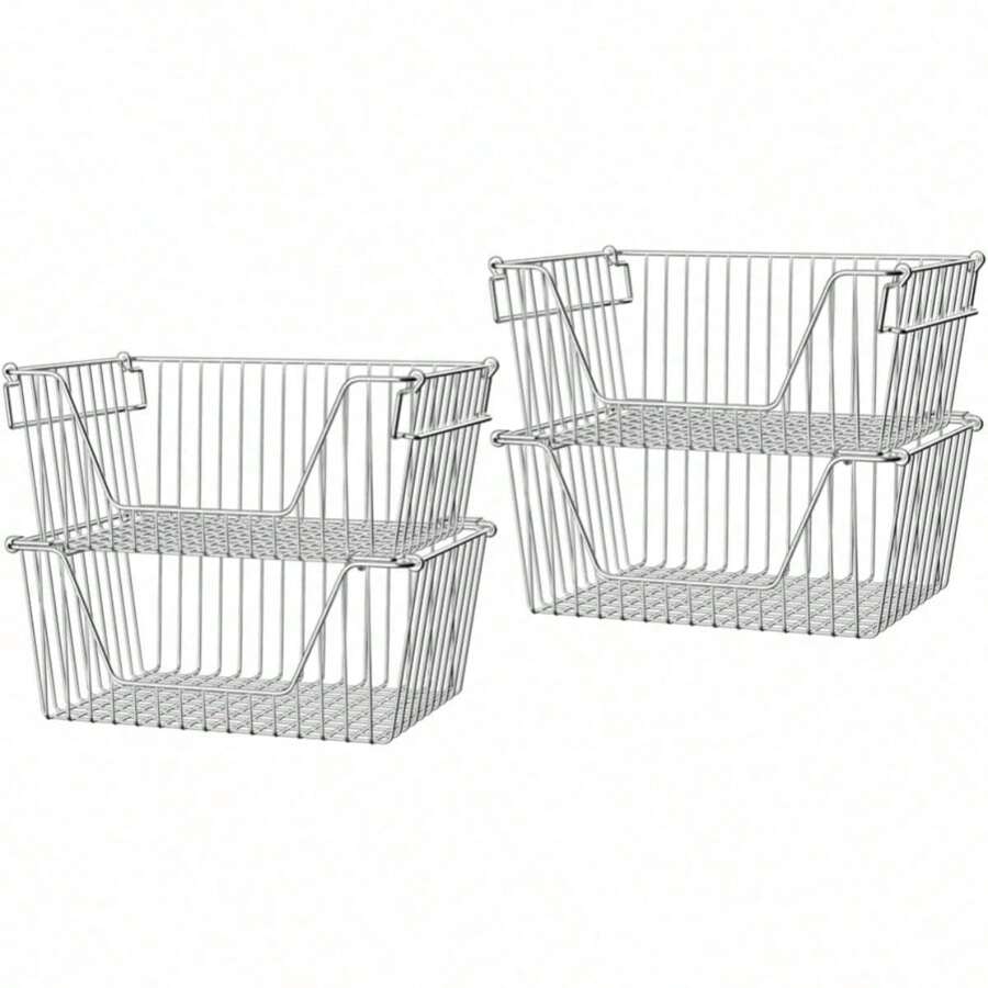 Bathroom Metal Freezer For Pantry Storage Pantry Bin Stackable Cabinet ...