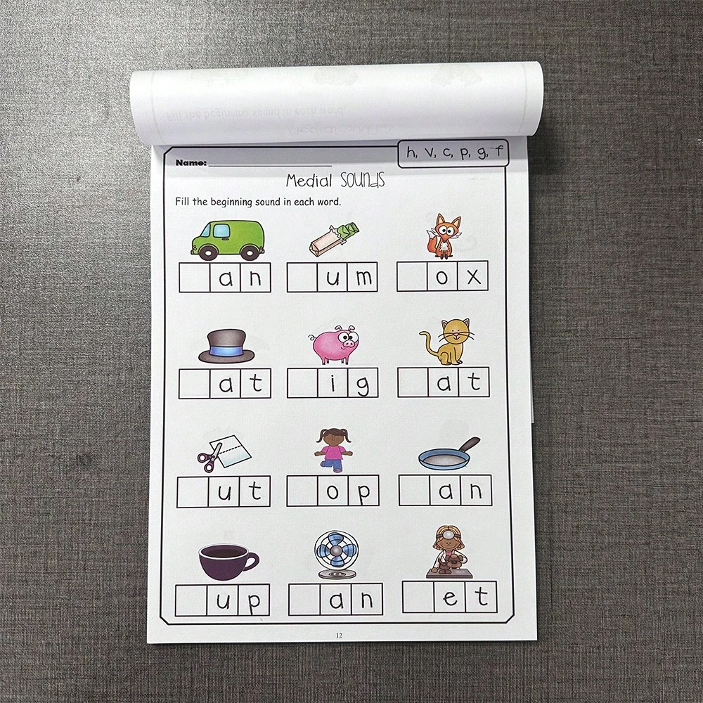 Lachilly Fun English CVC Words Phonics Learning Workbook Read Match ...