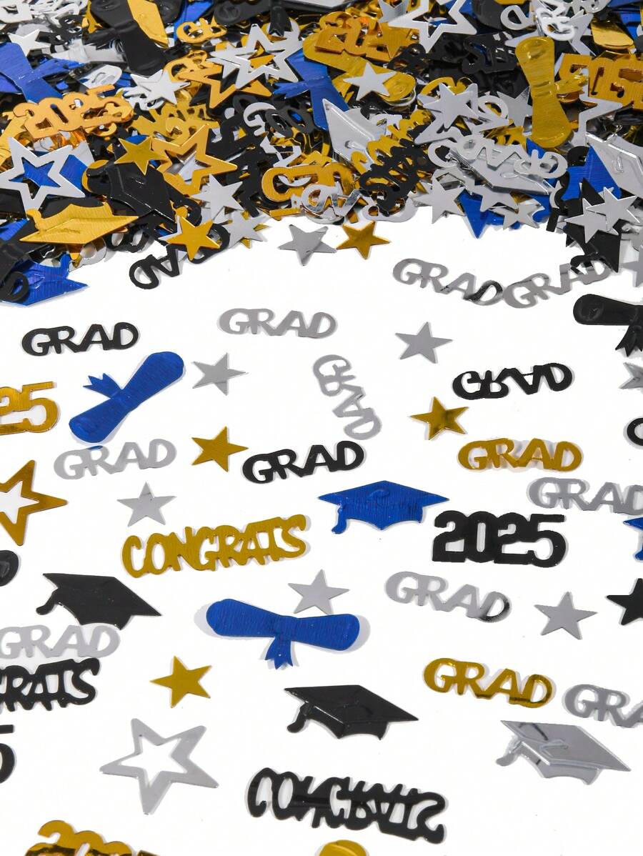 15/30/50g 2025 Graduation Confetti, Class Of 2025 Confetti, Congrats ...