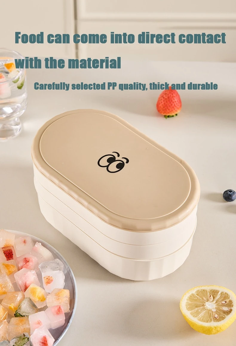 Ice Grid Frozen Ice Cube Mould Plastic Easy Release Quick Freeze Ice ...