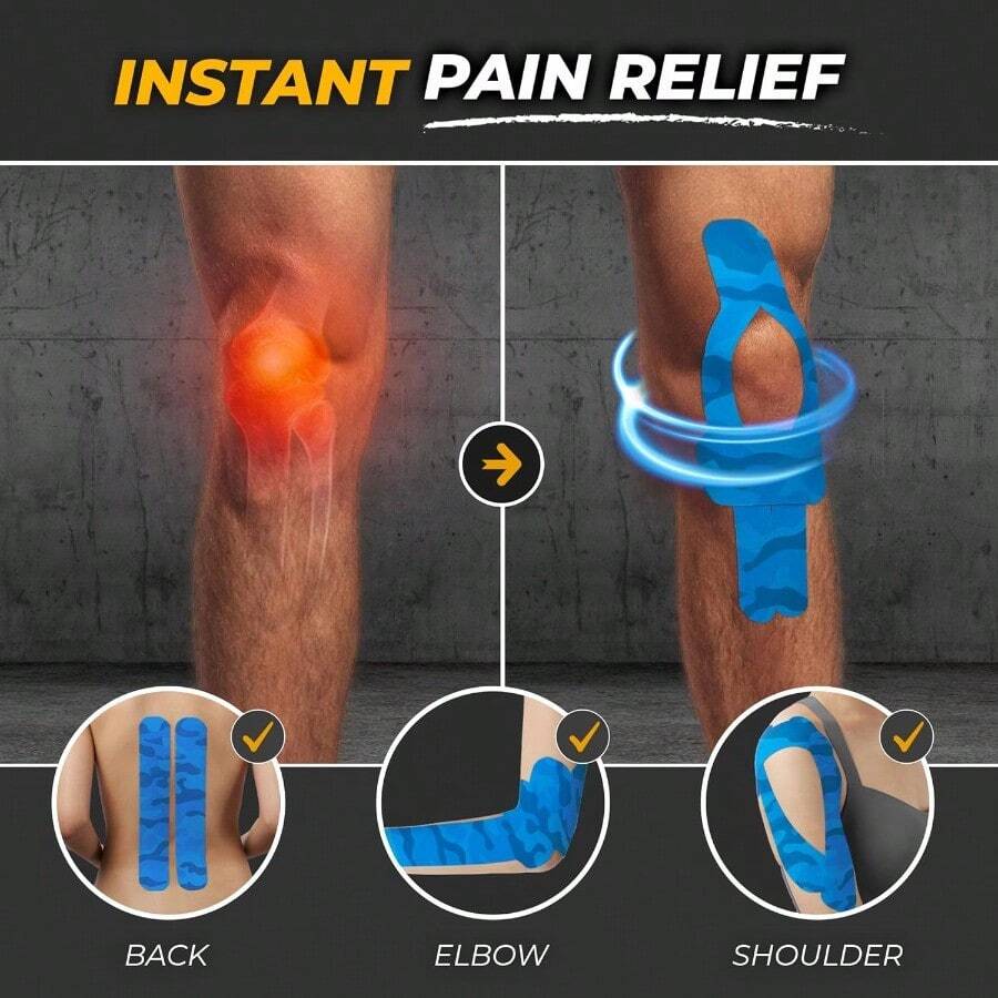 Kinesiology Tape-Incredible Support For Athletic Sports And Recovery ...