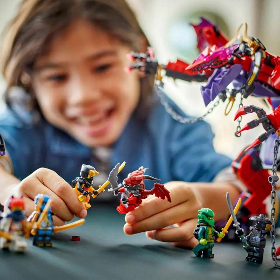 LEGO NINJAGO Thunderfang Dragon Of Chaos Building Toy For Kids Ages 8 ...