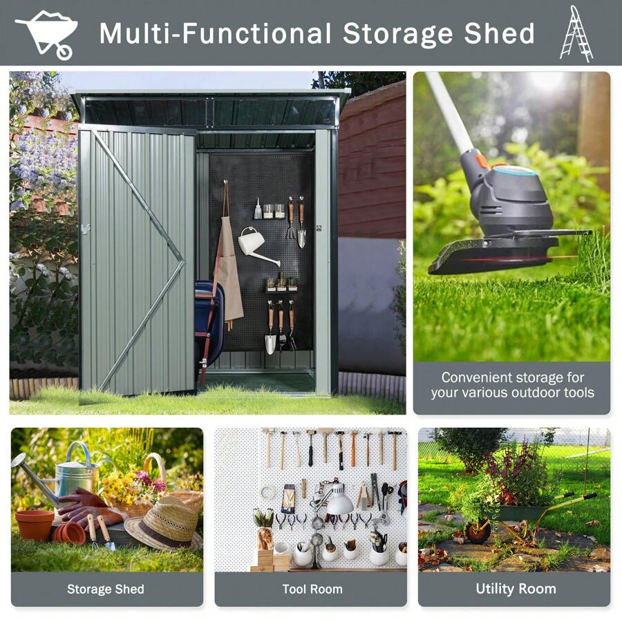 Outdoor Garden Simple Storage Tool Room Courtyard Storage Room ...