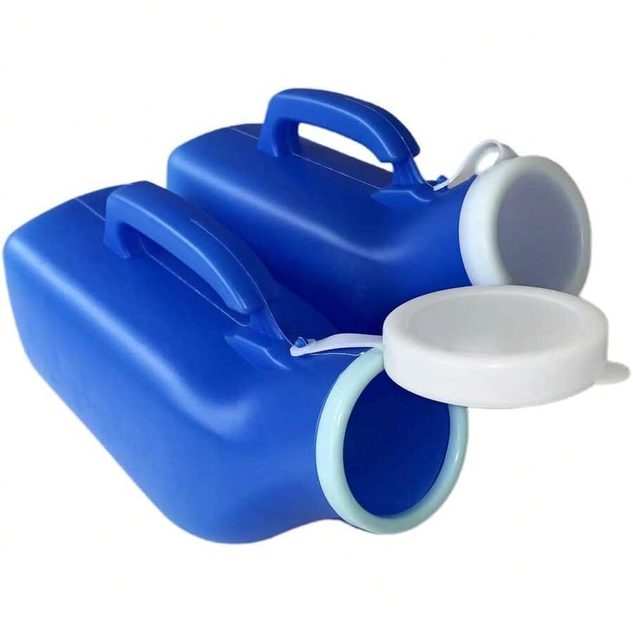 Urinals For Men 1000ml With Glow In The Dark Spill Proof Pop Cap Lid ...