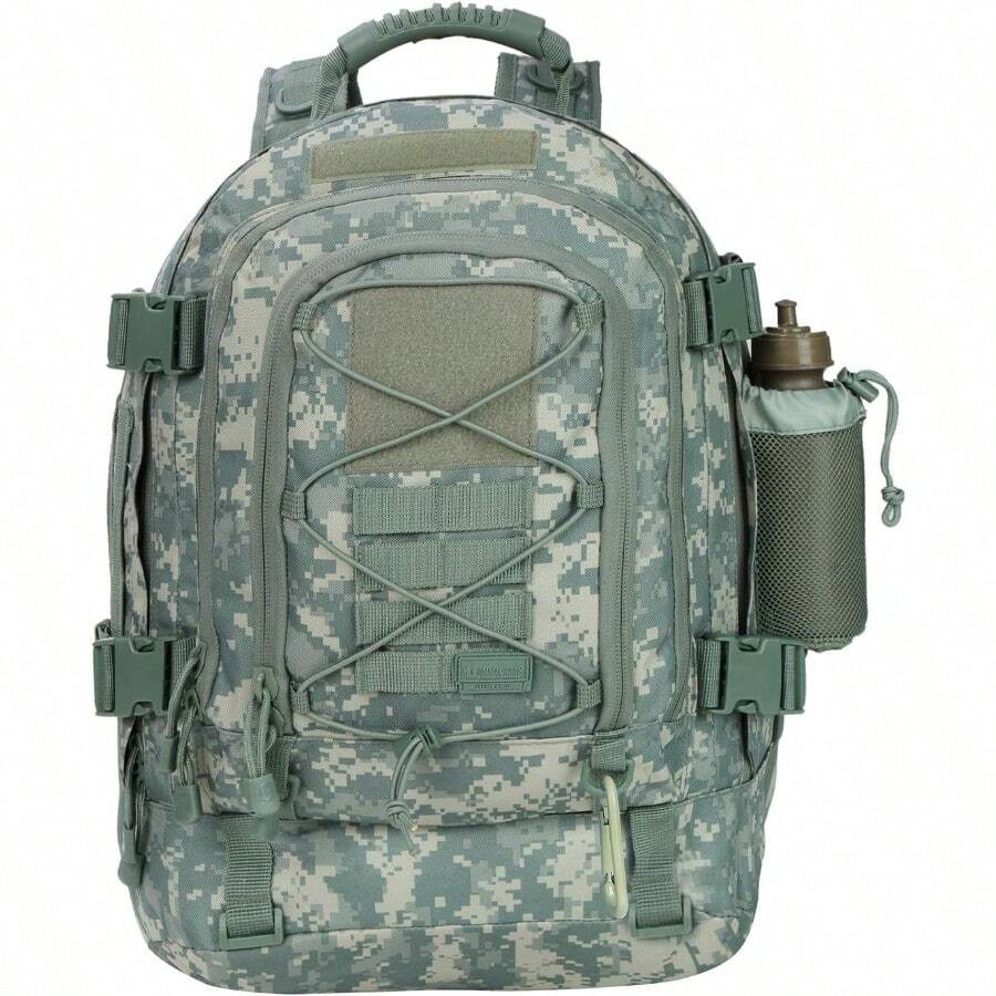 Large Tactical Backpack For Men Military Backpack With DIY System For ...