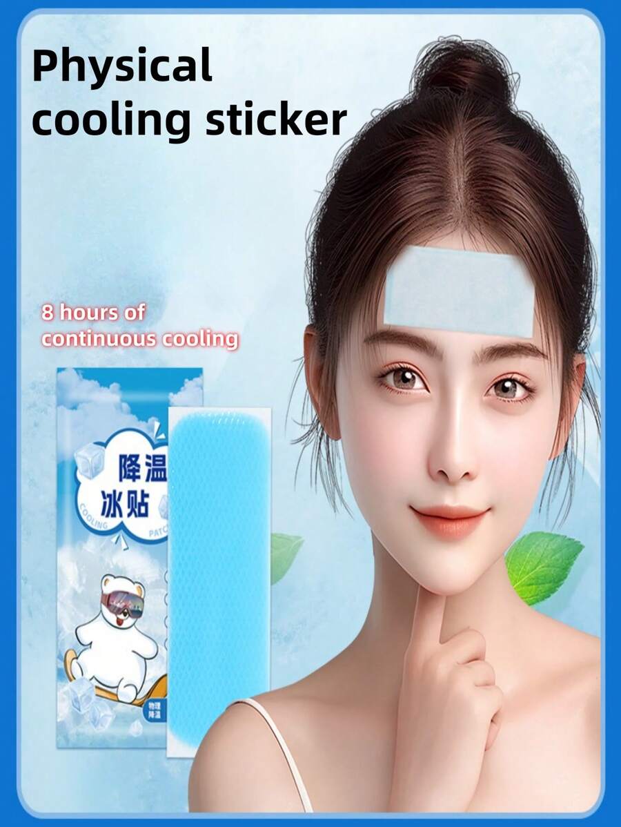 1pc 2pcs 6pcs Cool Patches,Summer Cooling Ice Patch Summer Portable ...