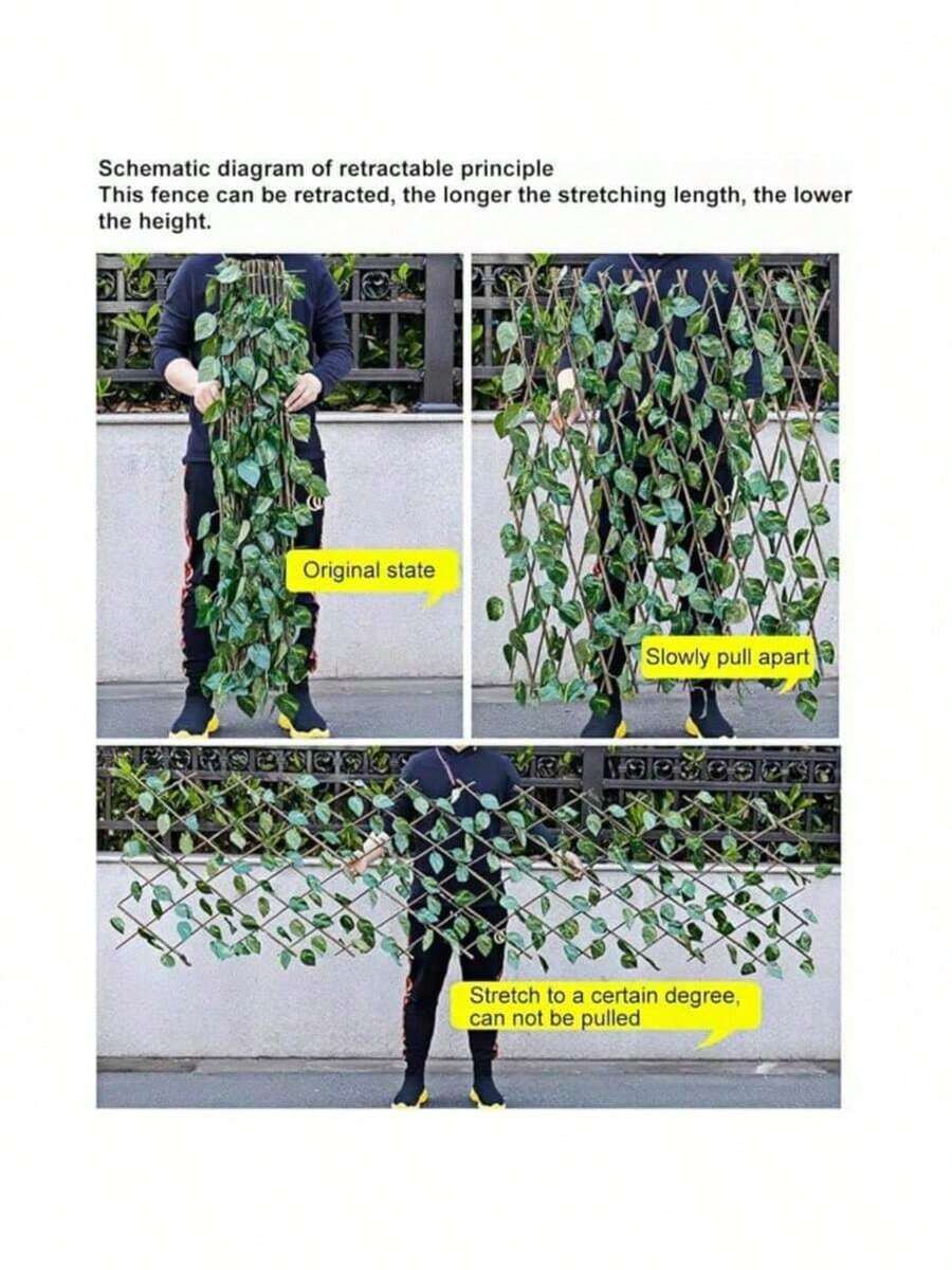 Garden Balcony Simulation Fence Outdoor Wooden Fence Decorative ...