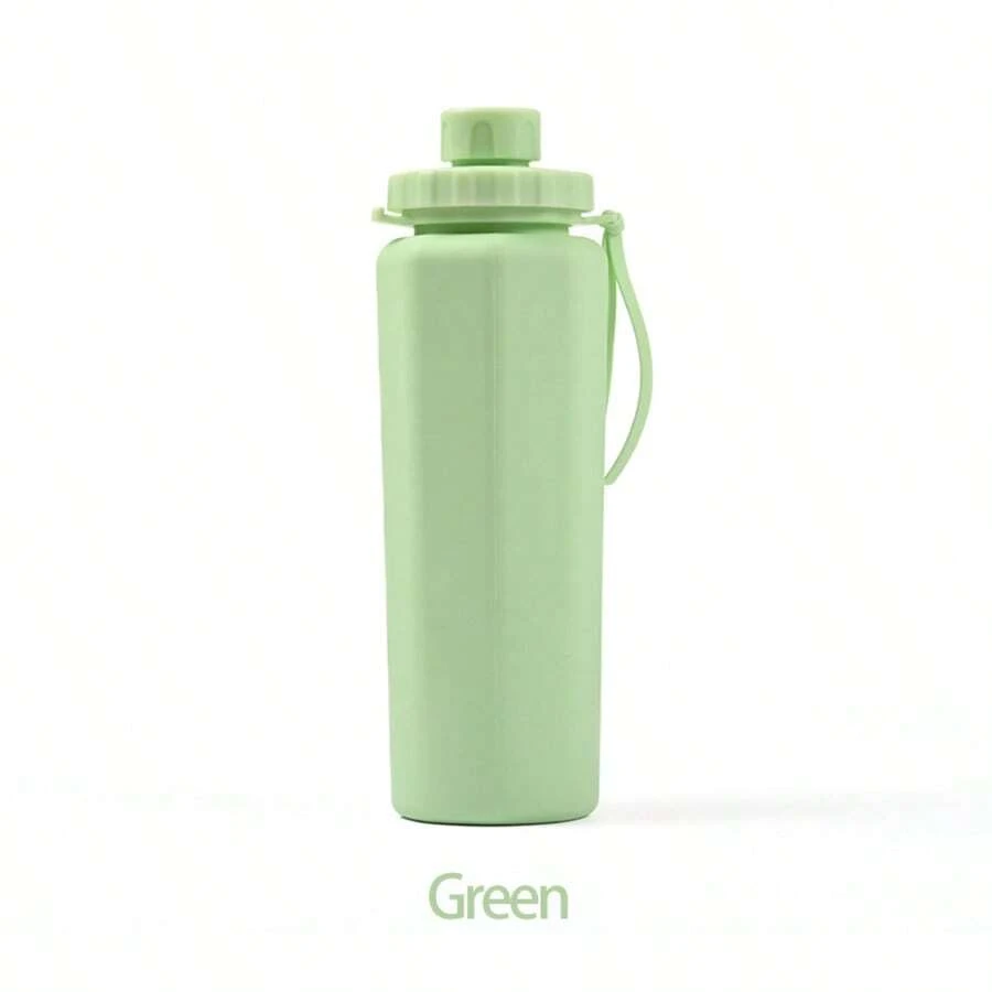 INS Style 600ml Minimalist Collapsible Water Bottle - Nordic Style Portable Silicone Cup For ...