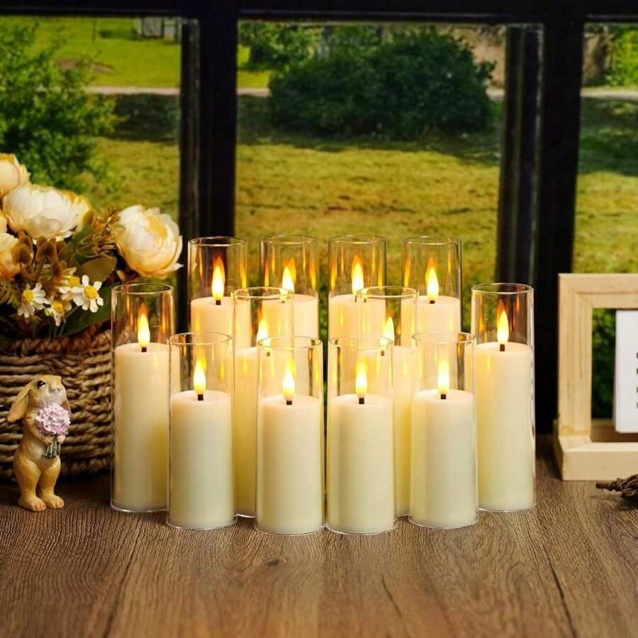 Smart Candle, Whatever You Want To Go Out! Pure White Flameless Candle ...