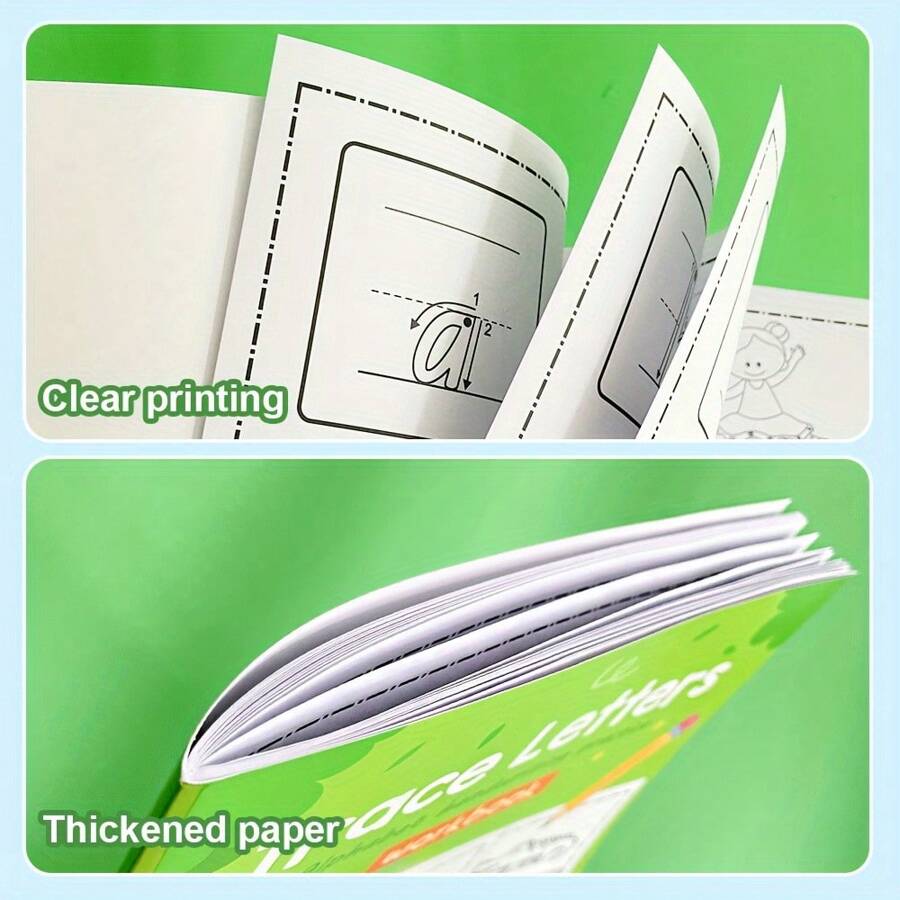 Cahier de 52 pages avec pratique des lettres de l'A à Z, pour apprendre ...