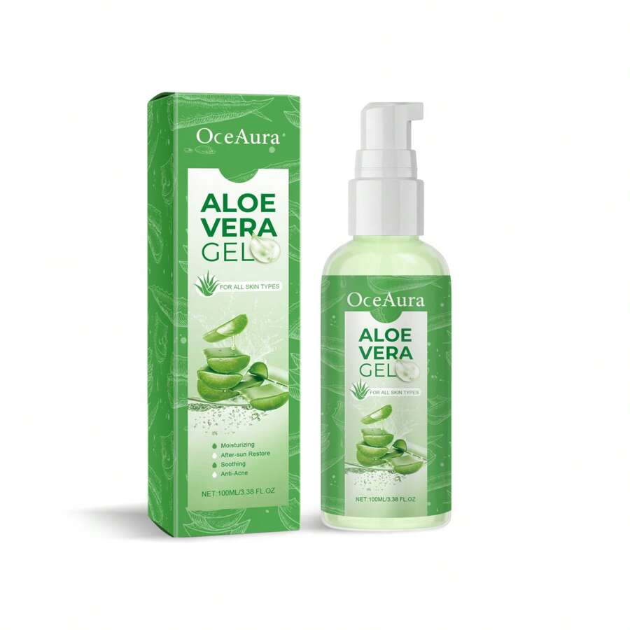 OceAura Aloe Vera Nourishing And Moisturizing Gel Gently Hydrates And ...