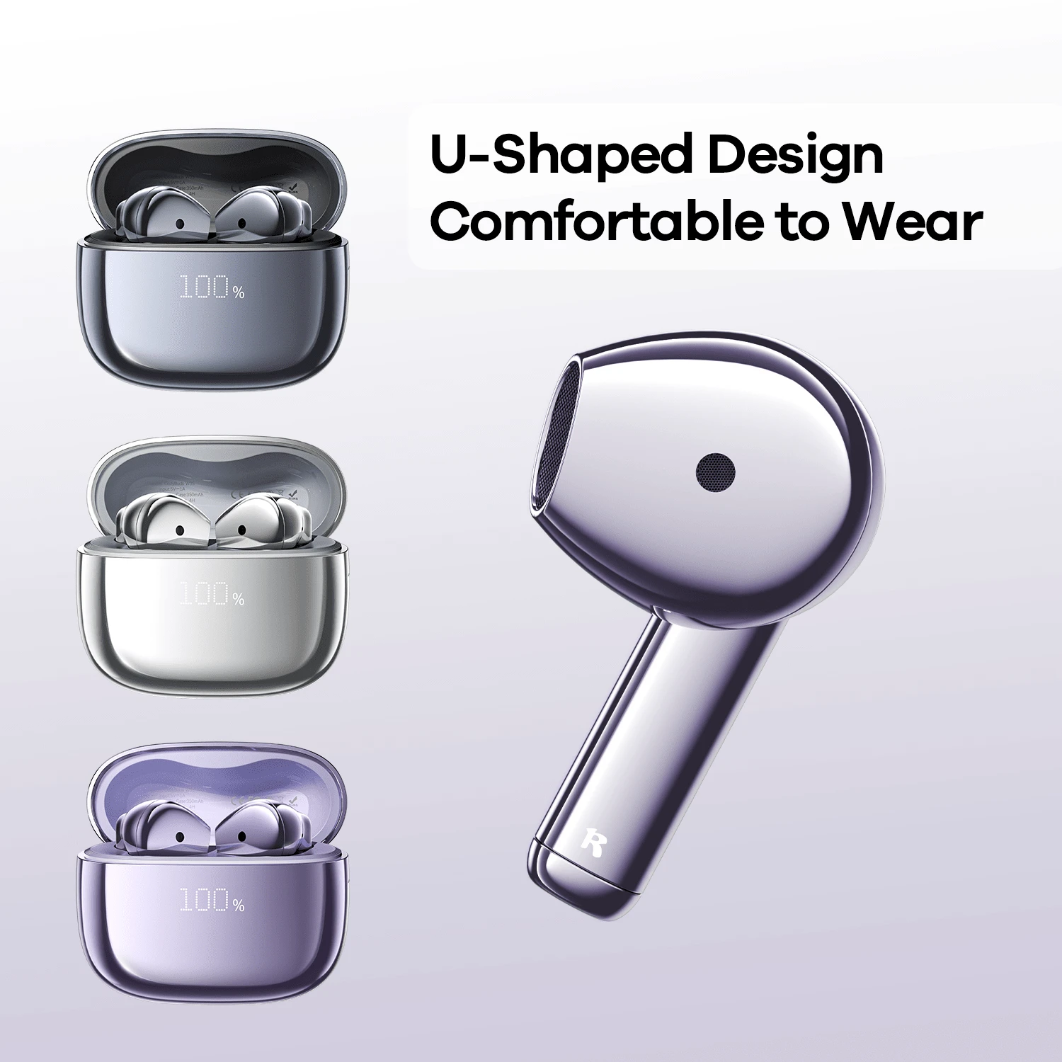 2025 Remax Wireless Bluetooth Earbuds Purple|Spatial Audio|Adaptive ...