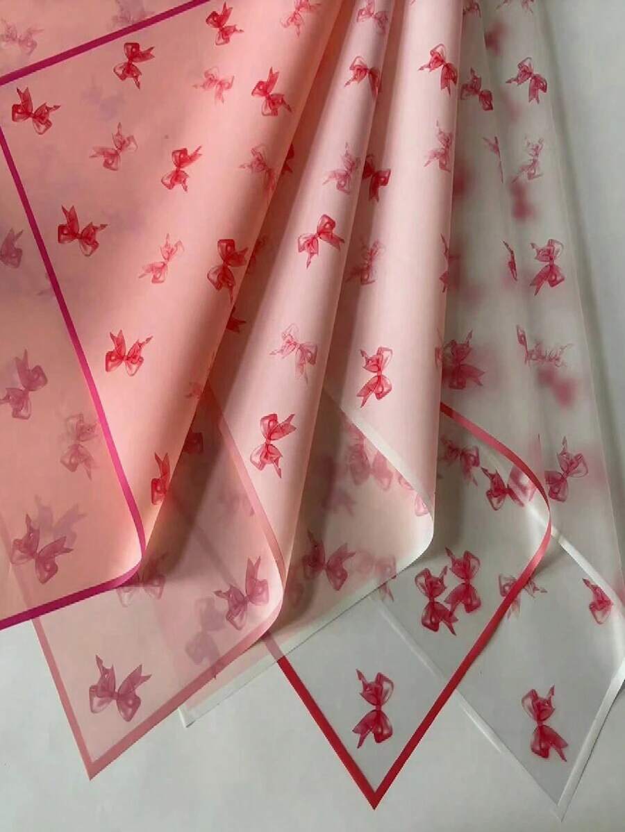 20pcs-Waterproof Matte Paper Edging Bowknot Gift Wrapping Paper For ...