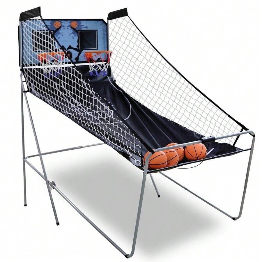 Electronic Arcade Style Basketball Hoops Game Shooting Practice 4Balls ...