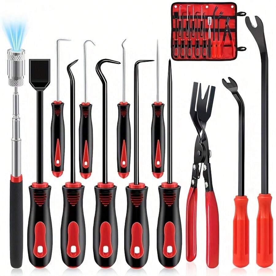 13 pièces Set d'outils de crochet et de poinçon de mécanicien avec ...