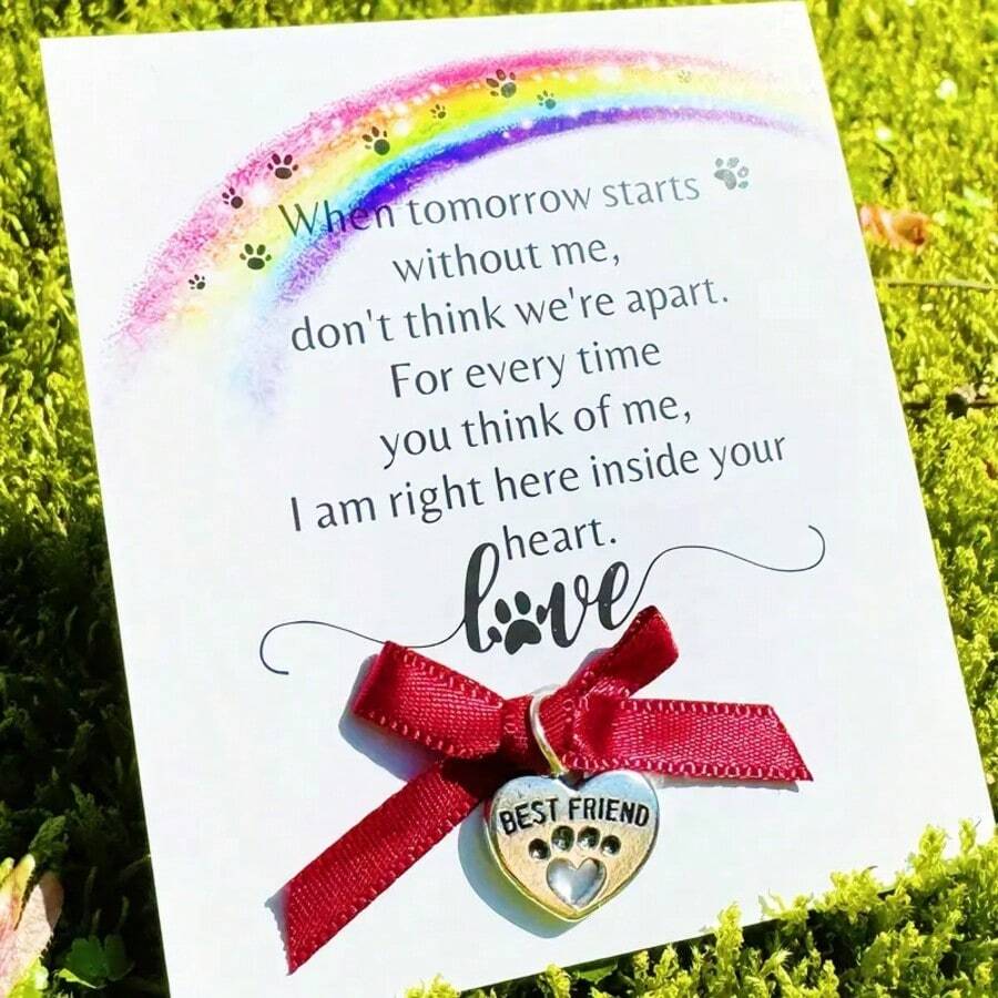 2pcs Pet Lost Empathy Cards, Missing Dog, Missing Cat, Missing You, Pet Grief, Sorry For Your ...