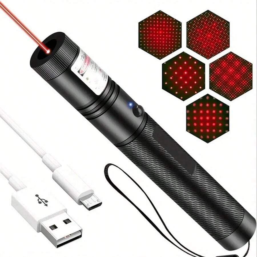 Red Long Range Laser Pointer, RedLaser Pointer, USB Rechargeable, For ...